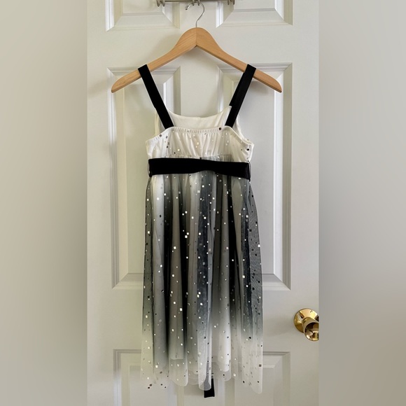Justice | Dresses | Girls Justice Dress Size 4 Black White | Poshmark